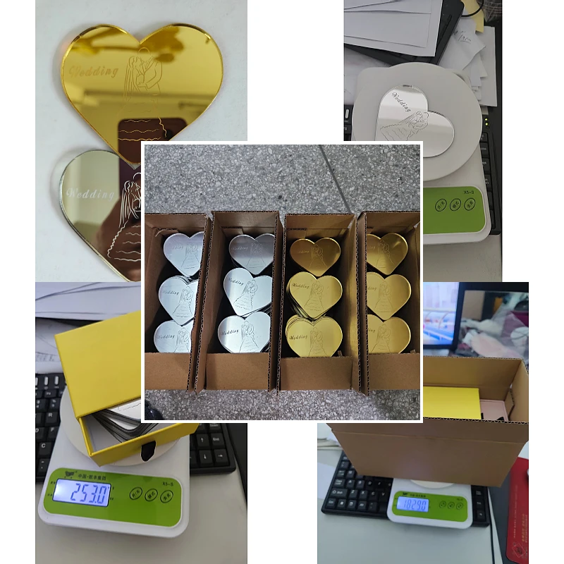 Flexible Plastic Square Mirror - 1mm Thickness, 150*100mm