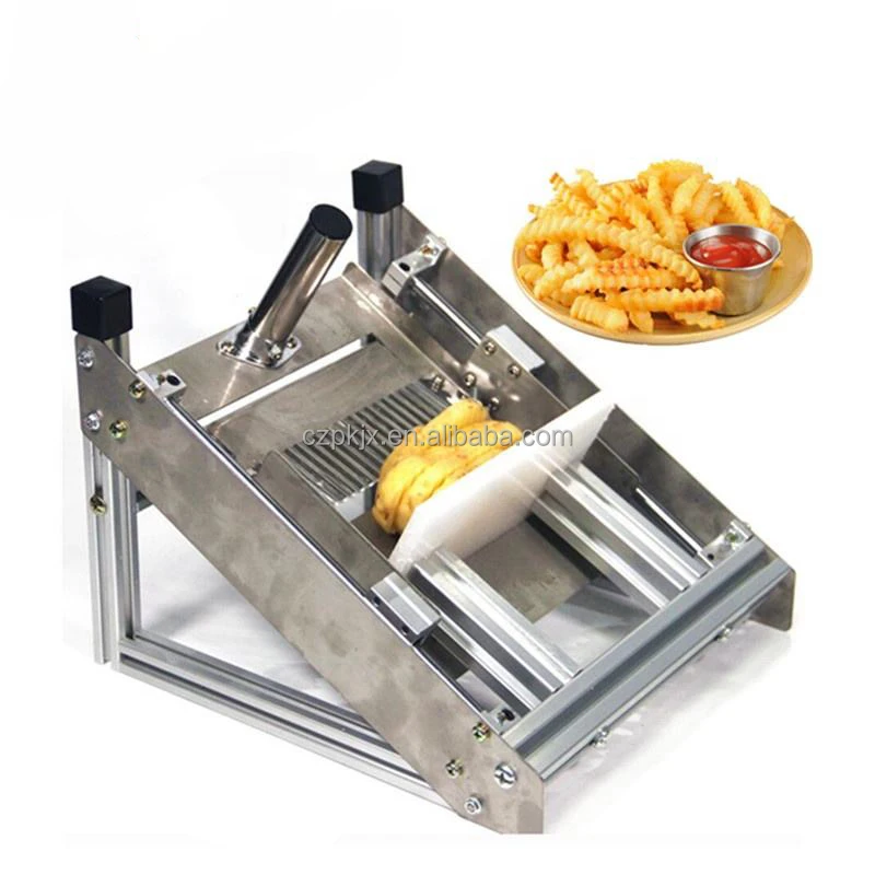Wavy Potato Crisps Cutter Machine Commercial Potato Slicer Machine to ...