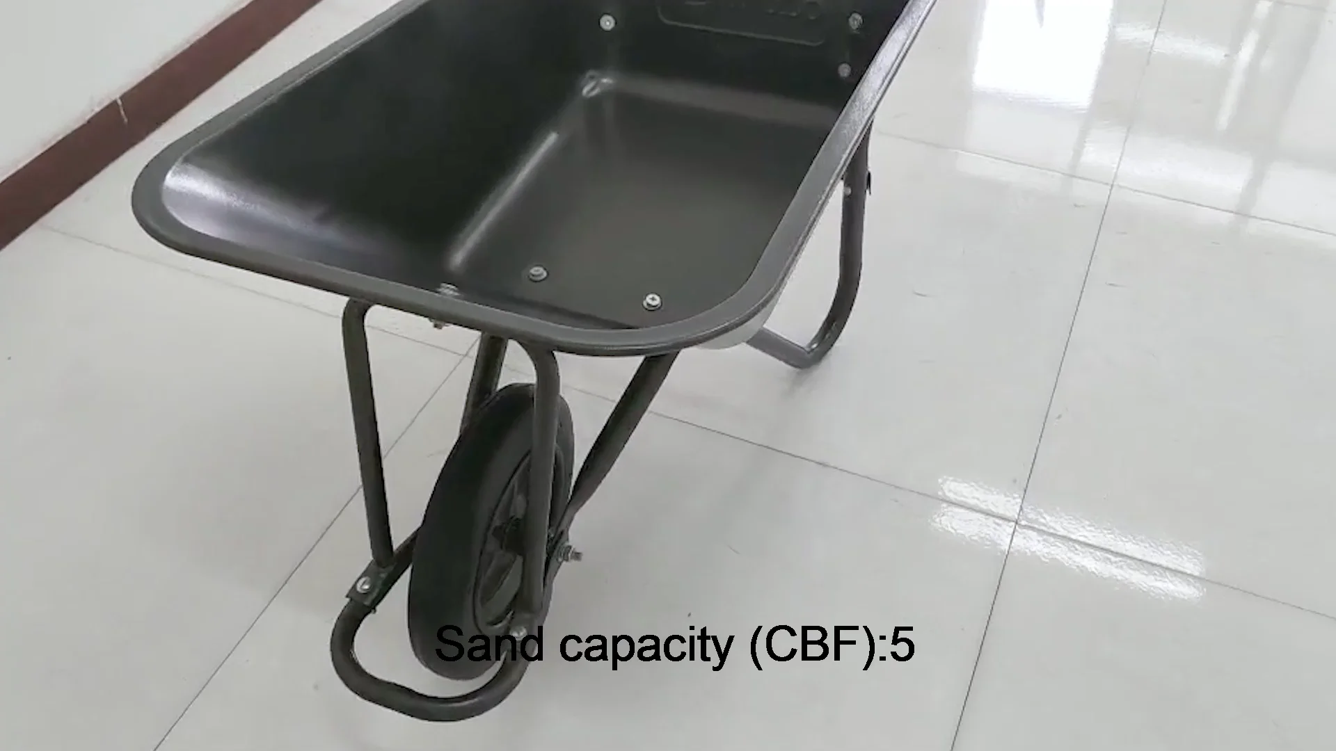 Heavy Duty Barrow 160kg With 100l Capacity 4.00-8 Inch Pneumatic Wheel ...