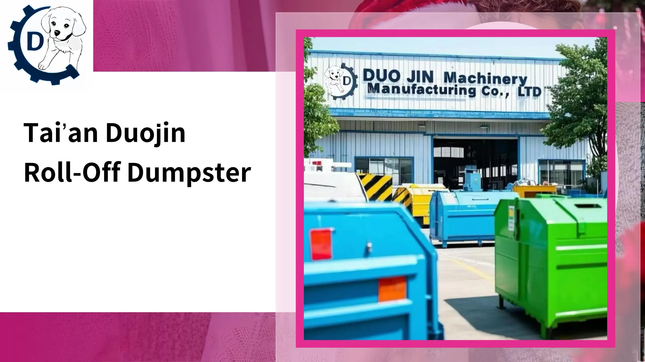 Customized 18-Cubic Yard Heavy Duty Steel Roll-Off Dumpster with Hook ...