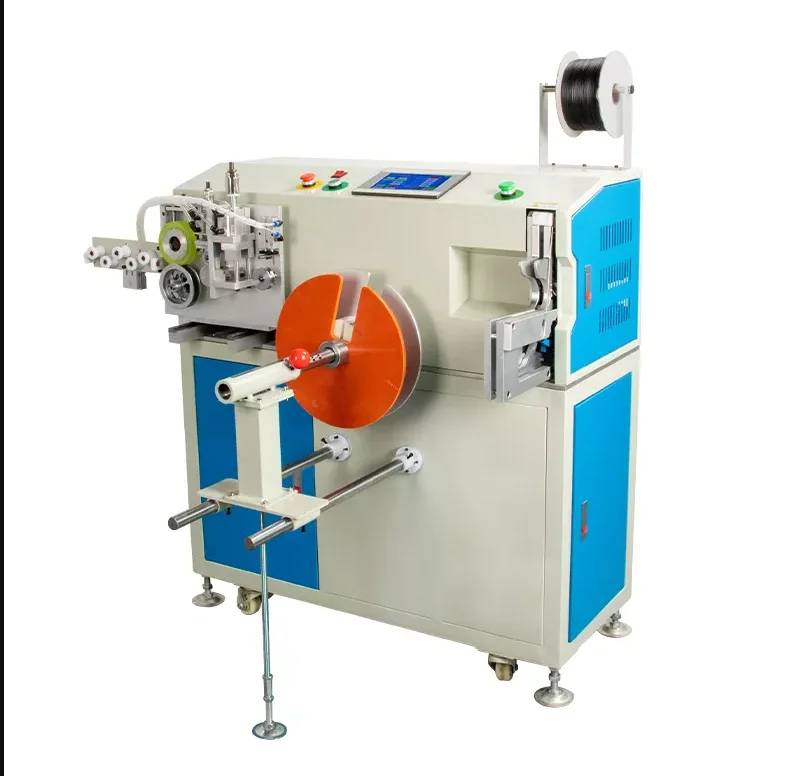 Wire Rope Measure Cut Coil Machine Heavy-duty Cable Automatic Coiling ...