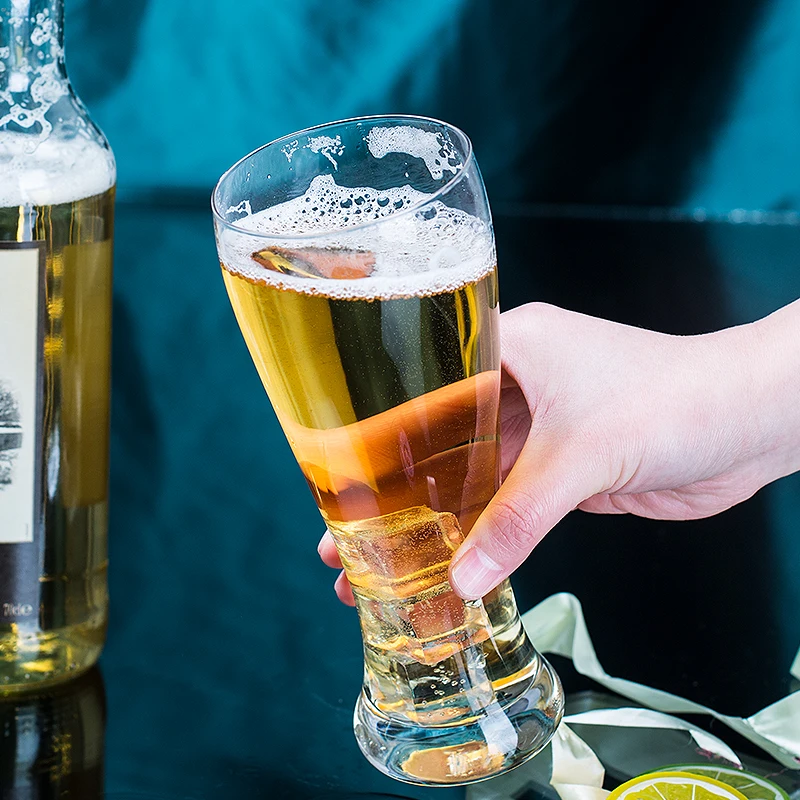 High Grade Crystal Glass Beer Mugs Gift Set Single Layer Transparent ...