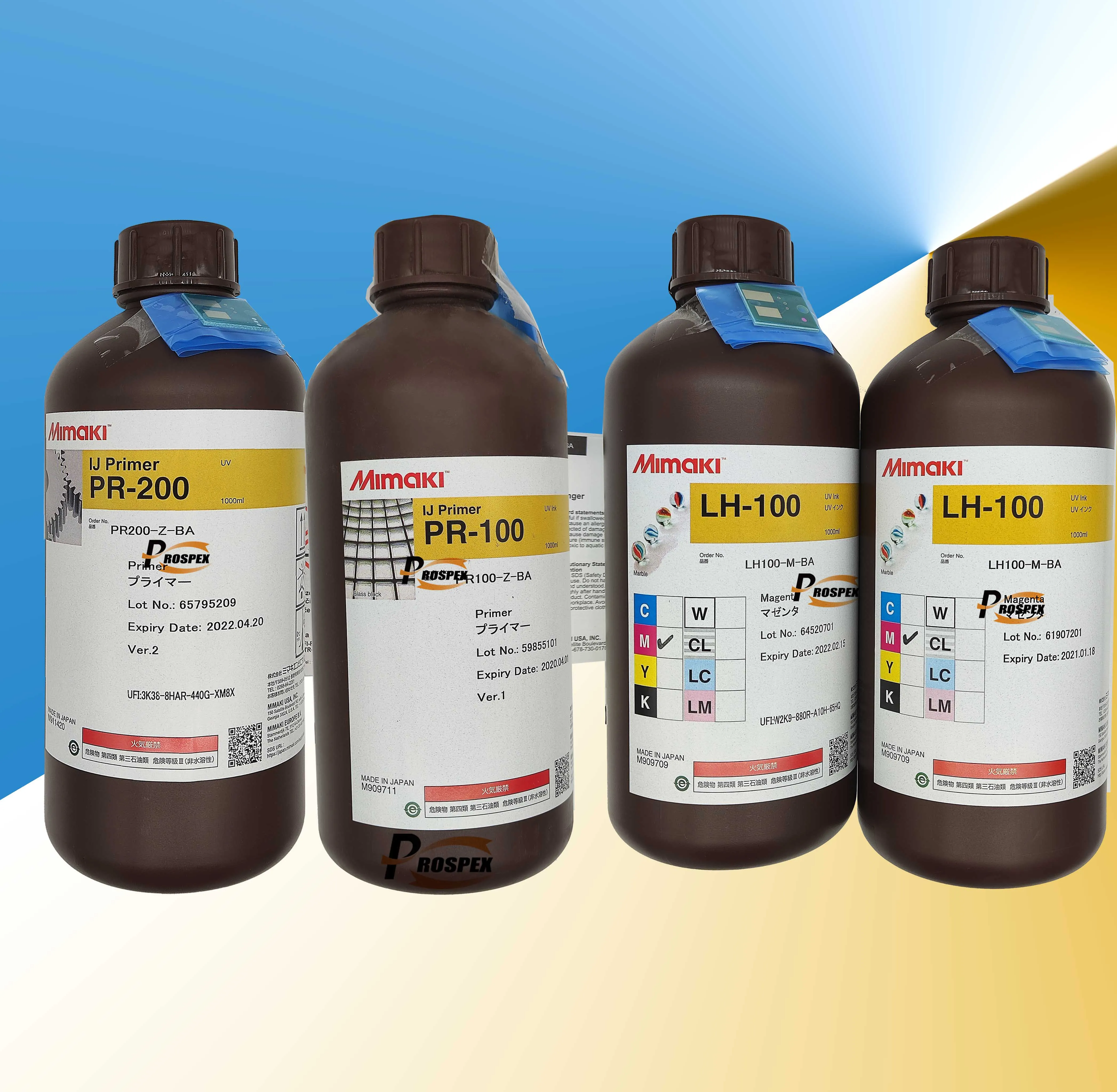 Mimaki Original Uv Ink With Chip Pr-100 /pr-200 Primer For Ujf-3042 ...