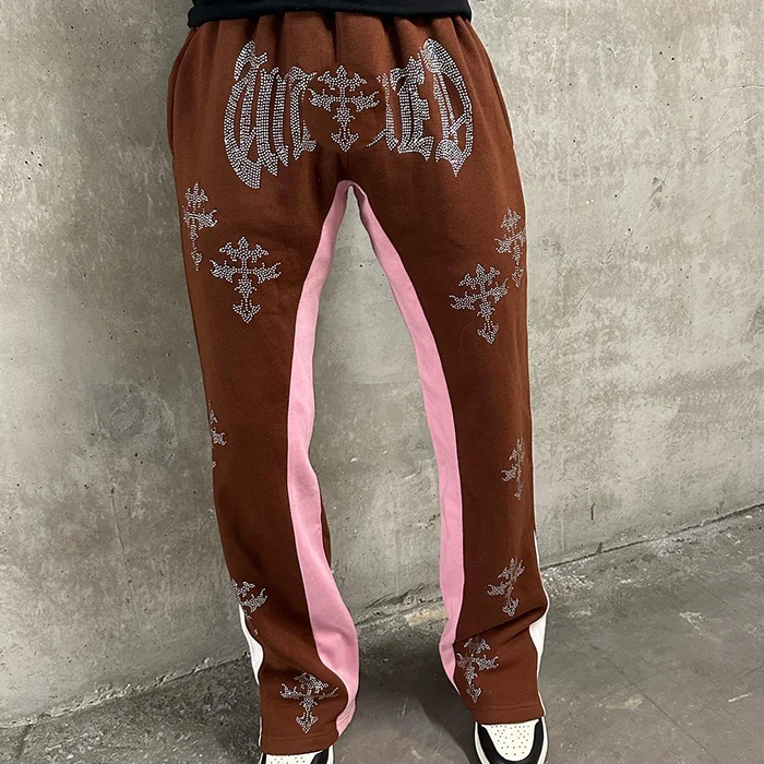 Custom Bling Rhinestone Pants - Streetwear Trousers