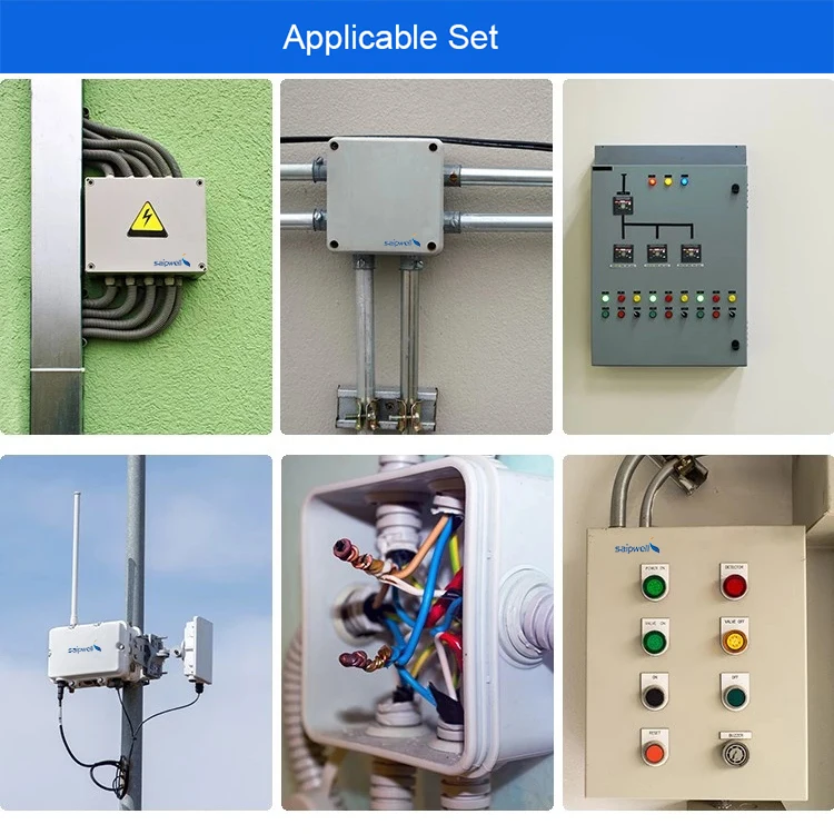 SAIP/SAIPWELL Waterproof Box IP65 - Reliable Electric Junction Box