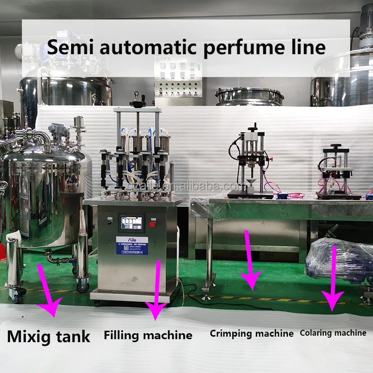 Factory Direct Sale Semi Automatic Perfume Manufacturing Machine ...