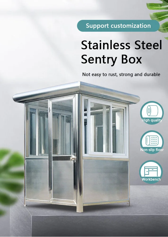 Winfair Portable Shack Ticket Booth Prefabricated Custom Mobile Sentry ...