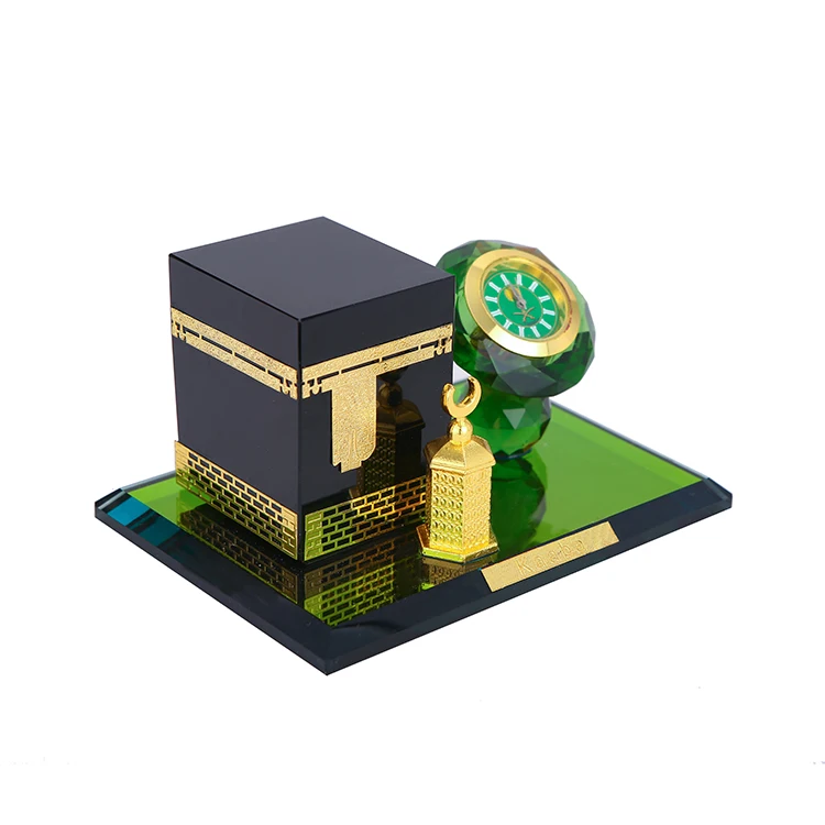 Naba Islamic Gift Ware Block & Cube Crystal Glass Carved Engraved for ...
