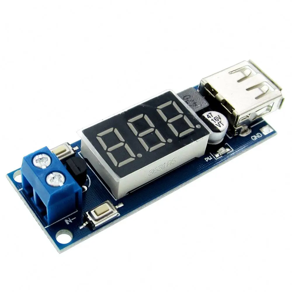 New Dc-dc Step-down Power Supply Buck Module 6.5v/12v ~ 40v To 5v ...