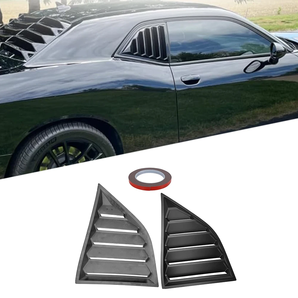 Classic Quarter Window Louvers ABS Plastic Sun Shade Rear Windshield ...
