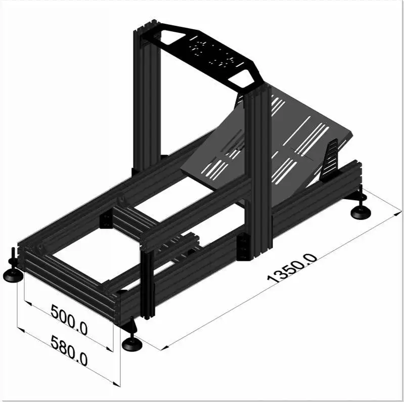 Heavy Loading Sim Racing Cockpit Assembly Kits 40120 Aluminum Profile ...