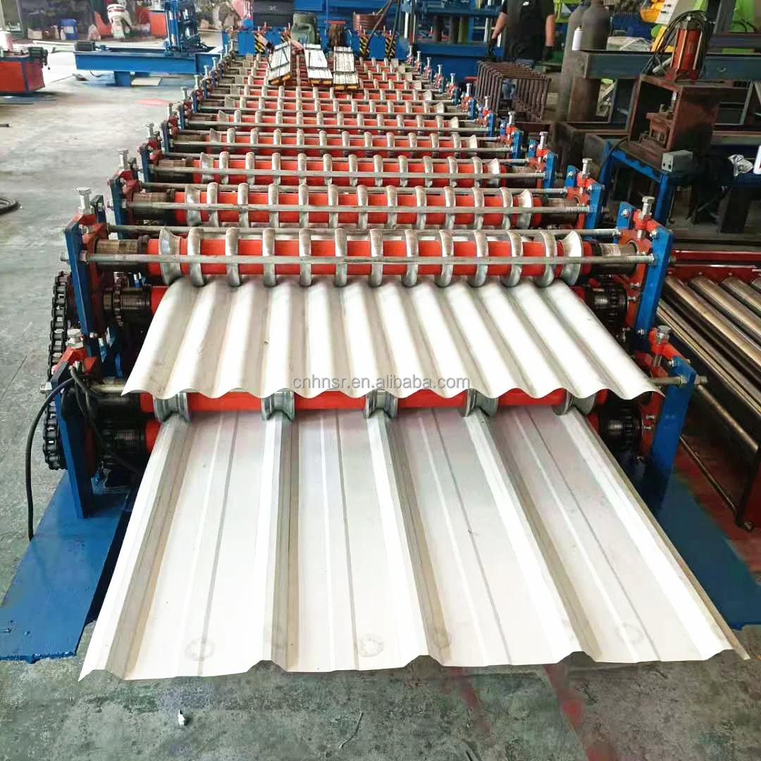 CNC Aluminum Metal Roofing Roll Forming Machine for Corrugated Sheets