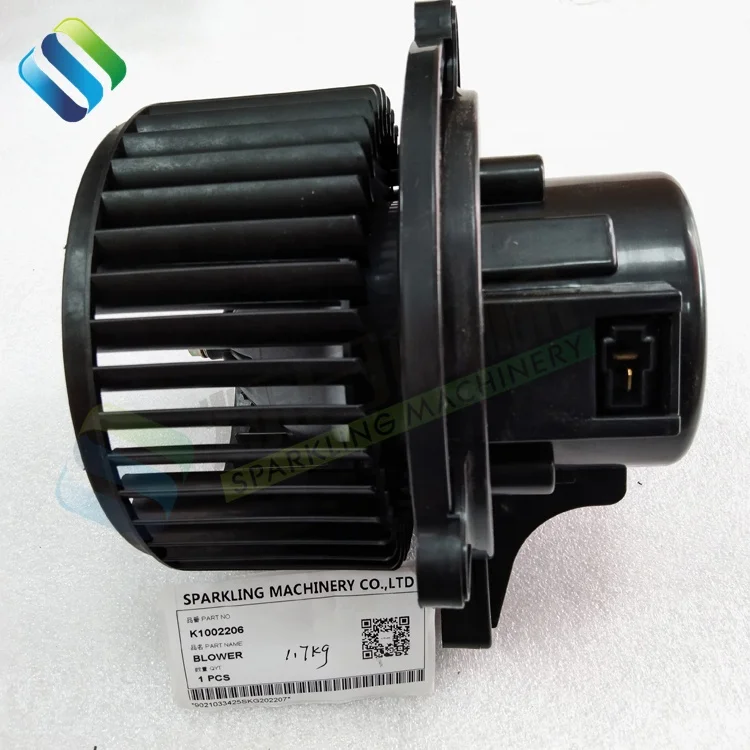K1002206 Blower Motor for Doosan DX225LC DX140W Excavators