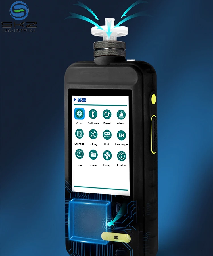 Skz1050e-co2 0-100%vol Carbon Dioxide Co2 Monitor Sensor Co2 Meter Gas ...