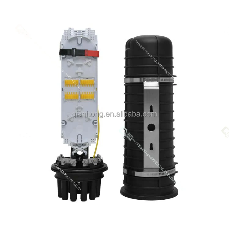24 96 cores FTTH/FTTX IP68 Dome Type Closure Fiber Optic Splice Closure ...