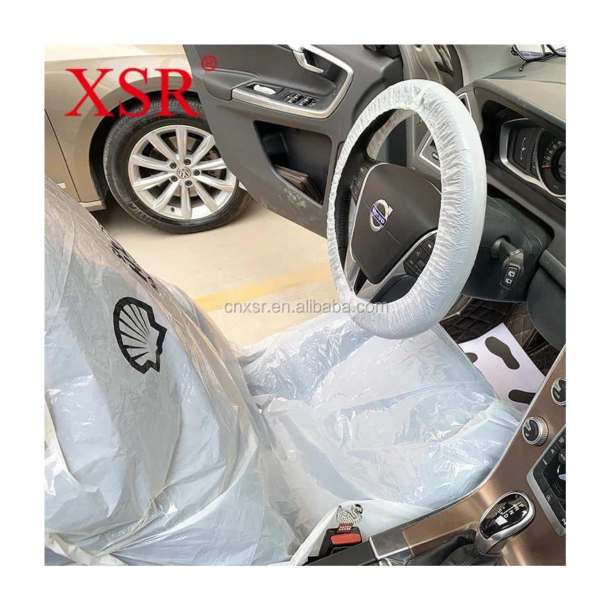 Car Disposable Seat Cover Folding Car Five-piece Set,With Packaging Can ...