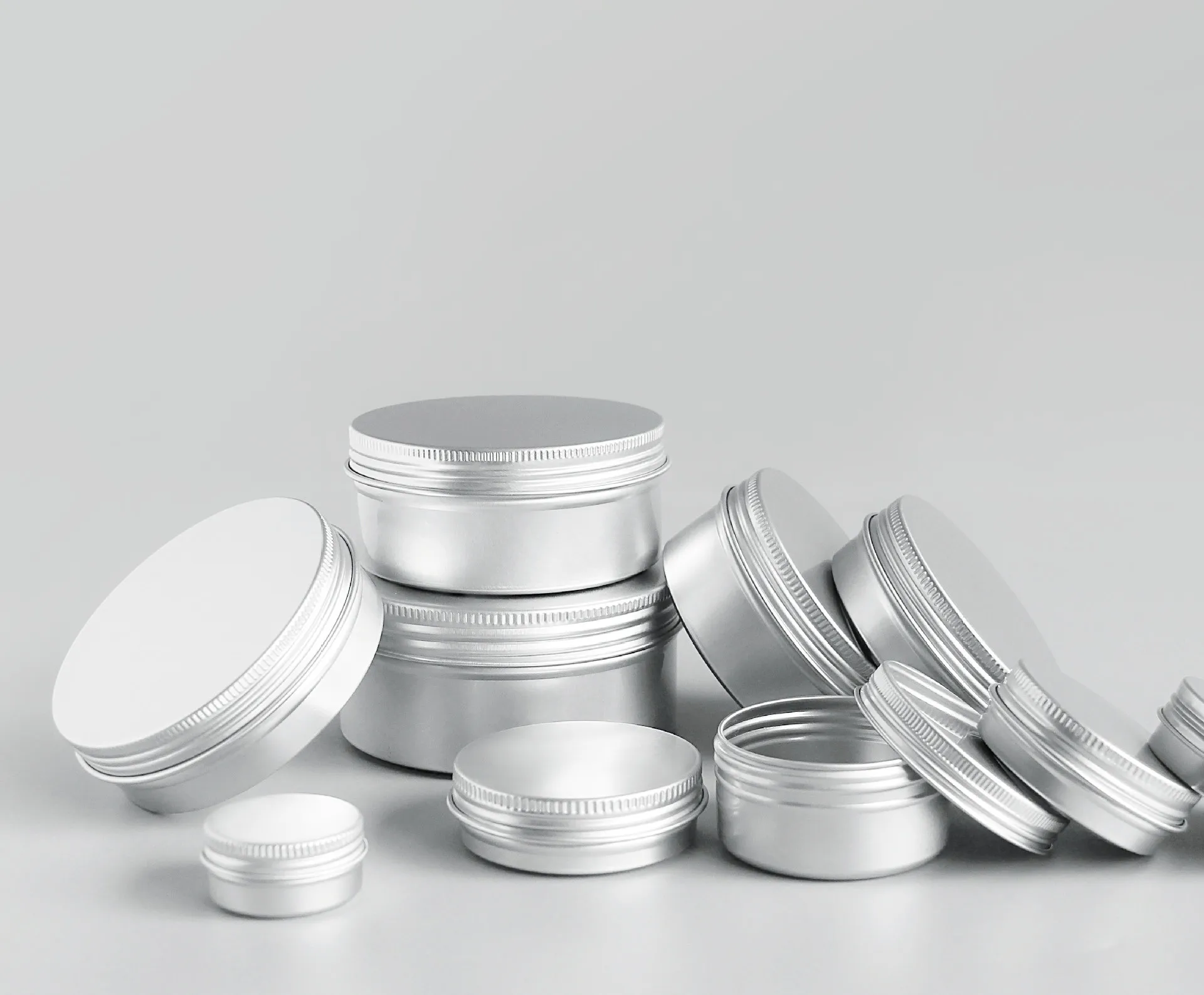 10ml 15ml 25ml 30ml 50ml 60ml 80ml 100ml Aluminium Jar 50g Ointment ...