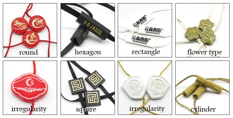 Custom Snap Label Fasteners Embossed Logo Swing Loop Hang Tags Seal ...