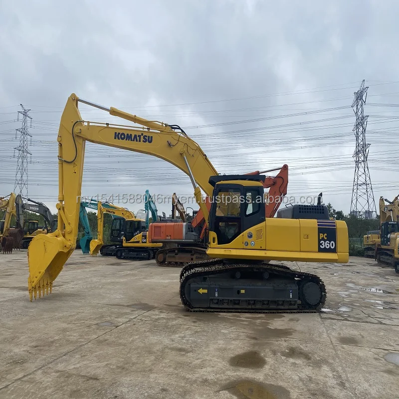 Used Japan Made Komatsu Pc360-7 Digger High Quality 36 Ton Capacity Heavy Equipment With Big ...