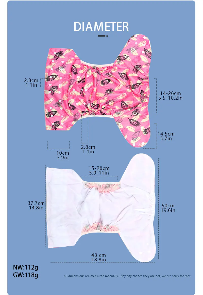 Babyshow Durable Elastic Leak Guard Custom Waterproof Reusable Baby ...