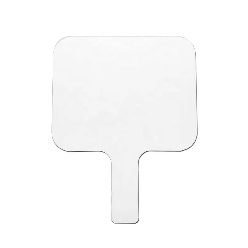 Custom Logo Printable Mdf Fan Paddle With Black Backside - Oem