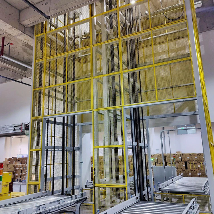Customized Vertical Elevator Reciprocation Conveyor for Carton Handling