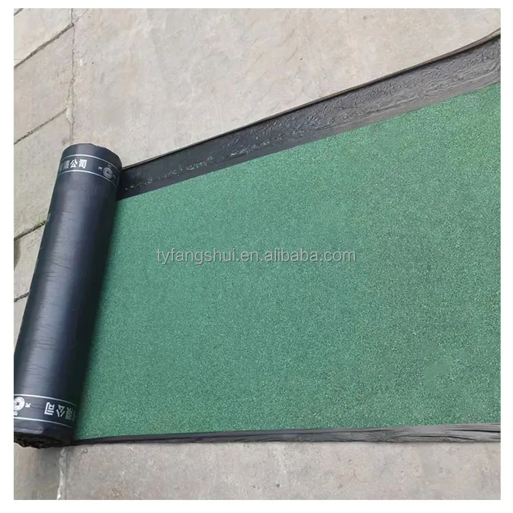 Green Sand Surface Bitumen Waterproofing Membrane For Building Roof ...