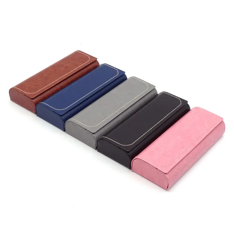 Custom Logo Multicolor Pu Leather Optical Eyewear Storage Box Handmade ...