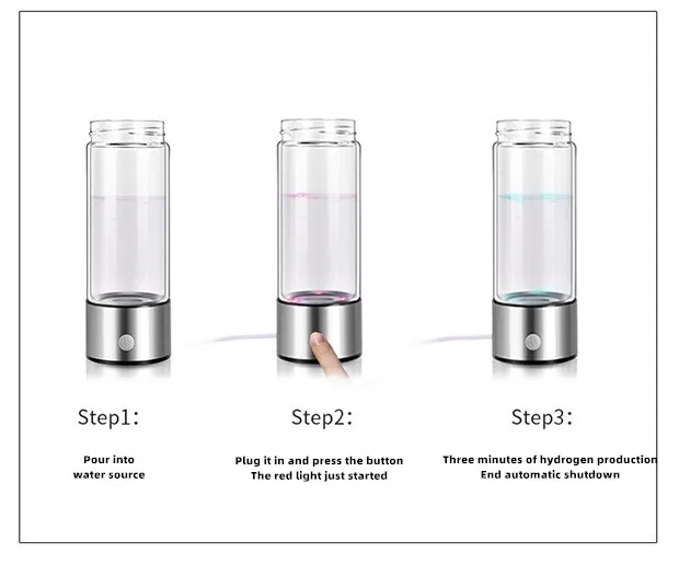 Custom Made High Quality Hydrogen Water Bottle Generator New Spe Pem ...