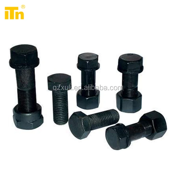 Excavator Accessories 40cr Material Grade 12.9 Track Bolts and Nuts for ...