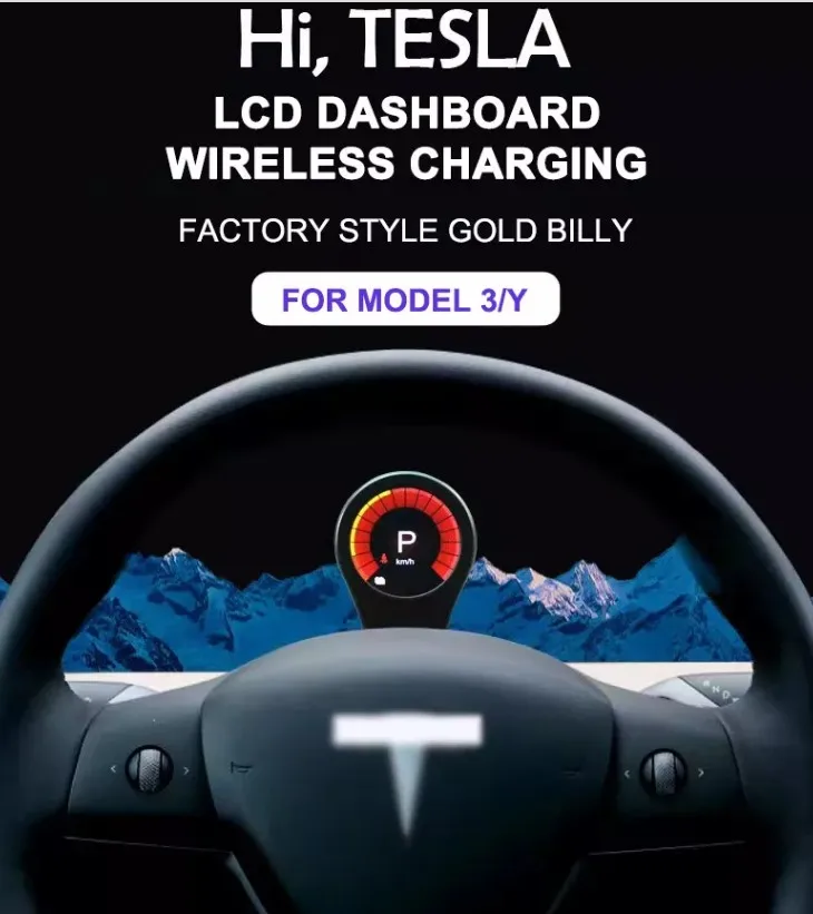 Tesla Model 3 Model Y Car Instrument Cluster Retrofit Multimedia ...