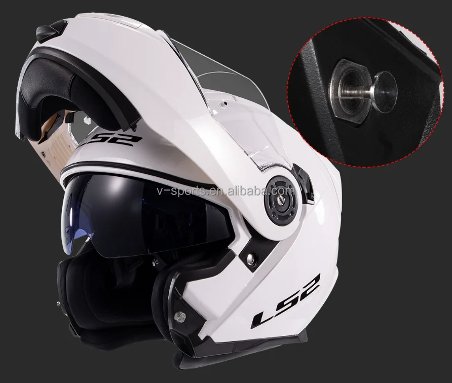 2023 LS2 FF345 Flip up Motorcycle Helmet - Modular & Dual Visor