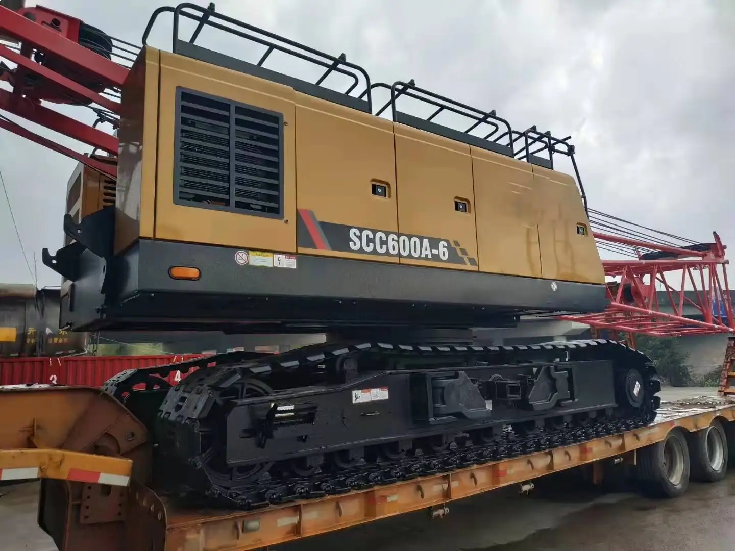 Factory Price Top Brand 50 Ton 55 Ton 60 Ton Crawler Crane Scc550a ...