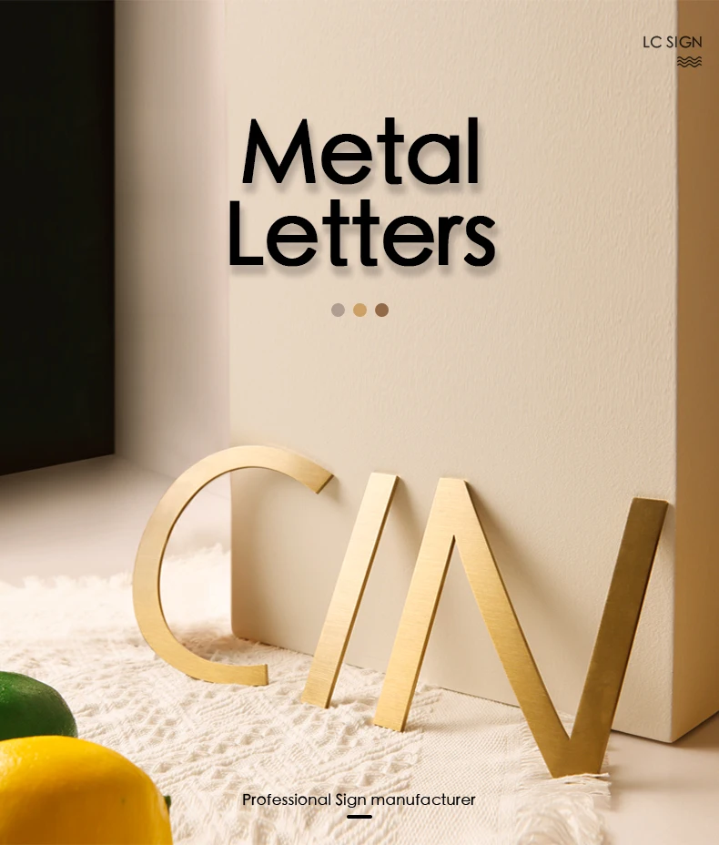 Custom 3d Metal Letters Logo Metal Sign 3d Outdoor Sign Letters Metal ...