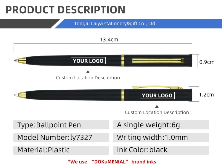 Customizable Ballpoint Gel Pens - Perfect for Promotions
