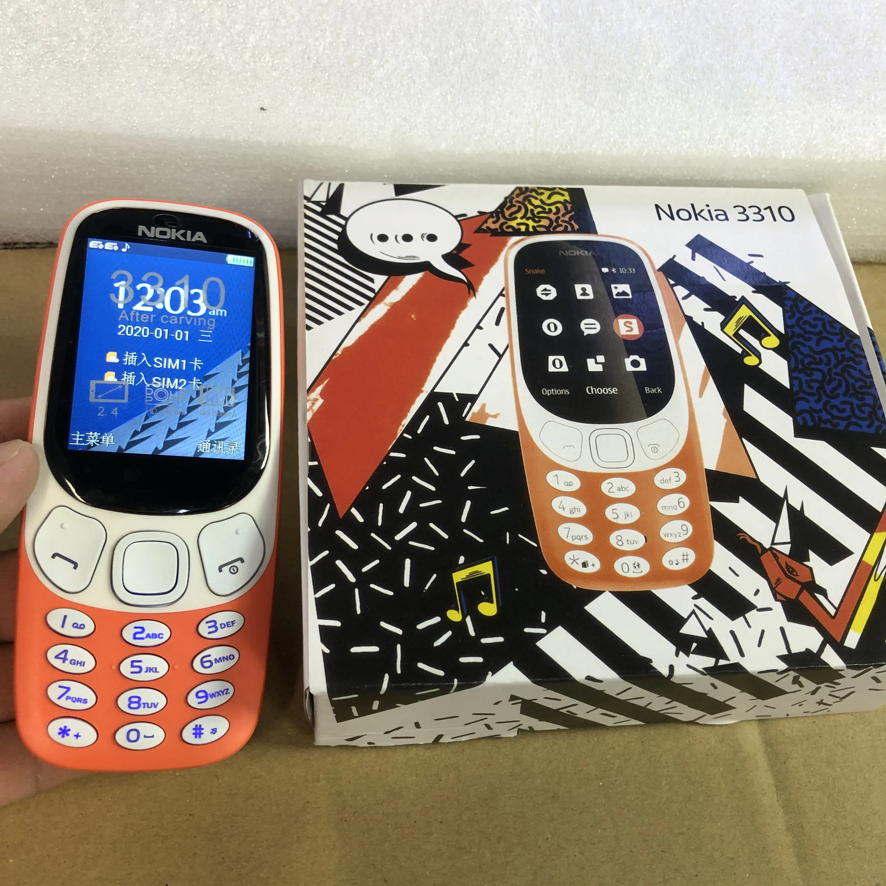 3310 Mobile Phone 2.4 Gsm Dual Sim Dual Card Dual Standby Color Screen Elderly Backup Hand - Buy ...