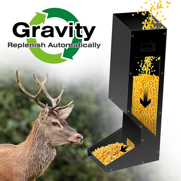 Jh-mech Adjustable 600 Lb Game Feeder - Durable & Efficient