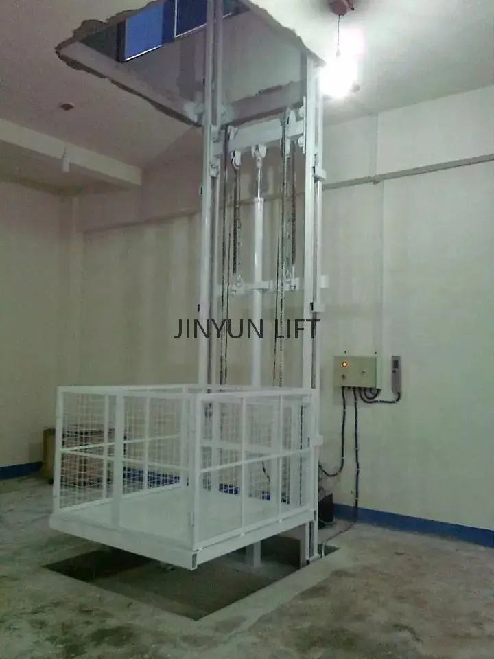 2 Foors Lift Elevator Cargo Elevator Vertical Cargo Lift Freight ...