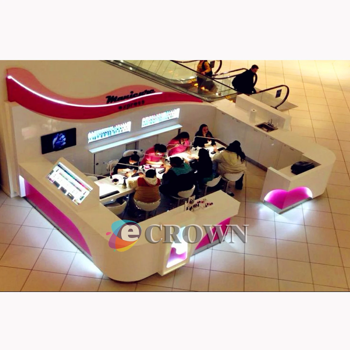 Kiosk Design Display Manicure Shop Design Shop Design Kiosk Decoration ...