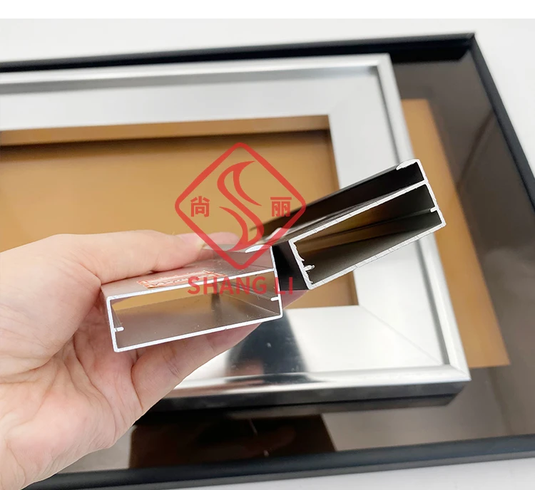Aluminum Frame Profile for Kitchen Cabinet Glass Doors