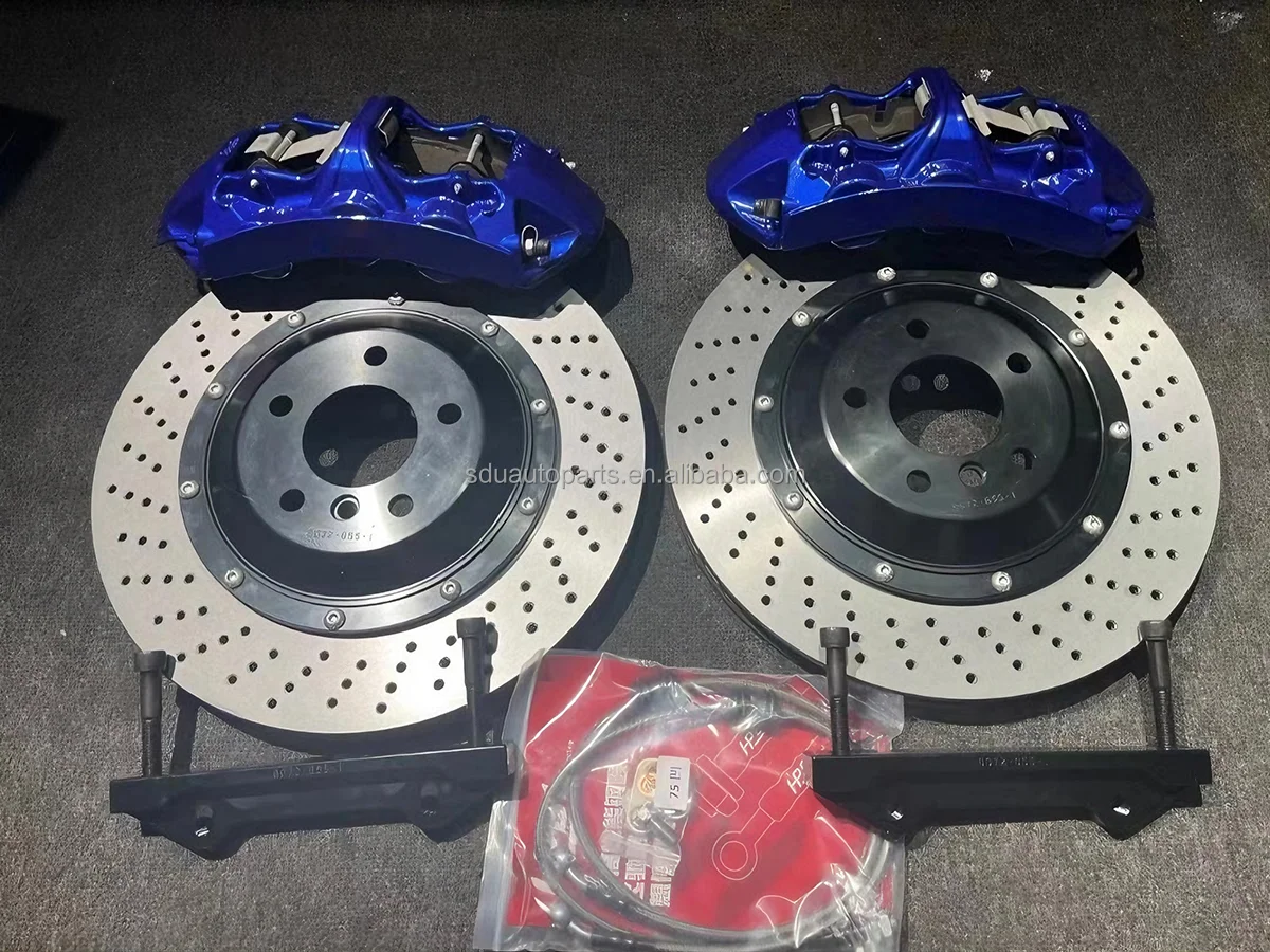 Royal Blue 6 Pot Caliper Brake Kit for BMW Racing Cars