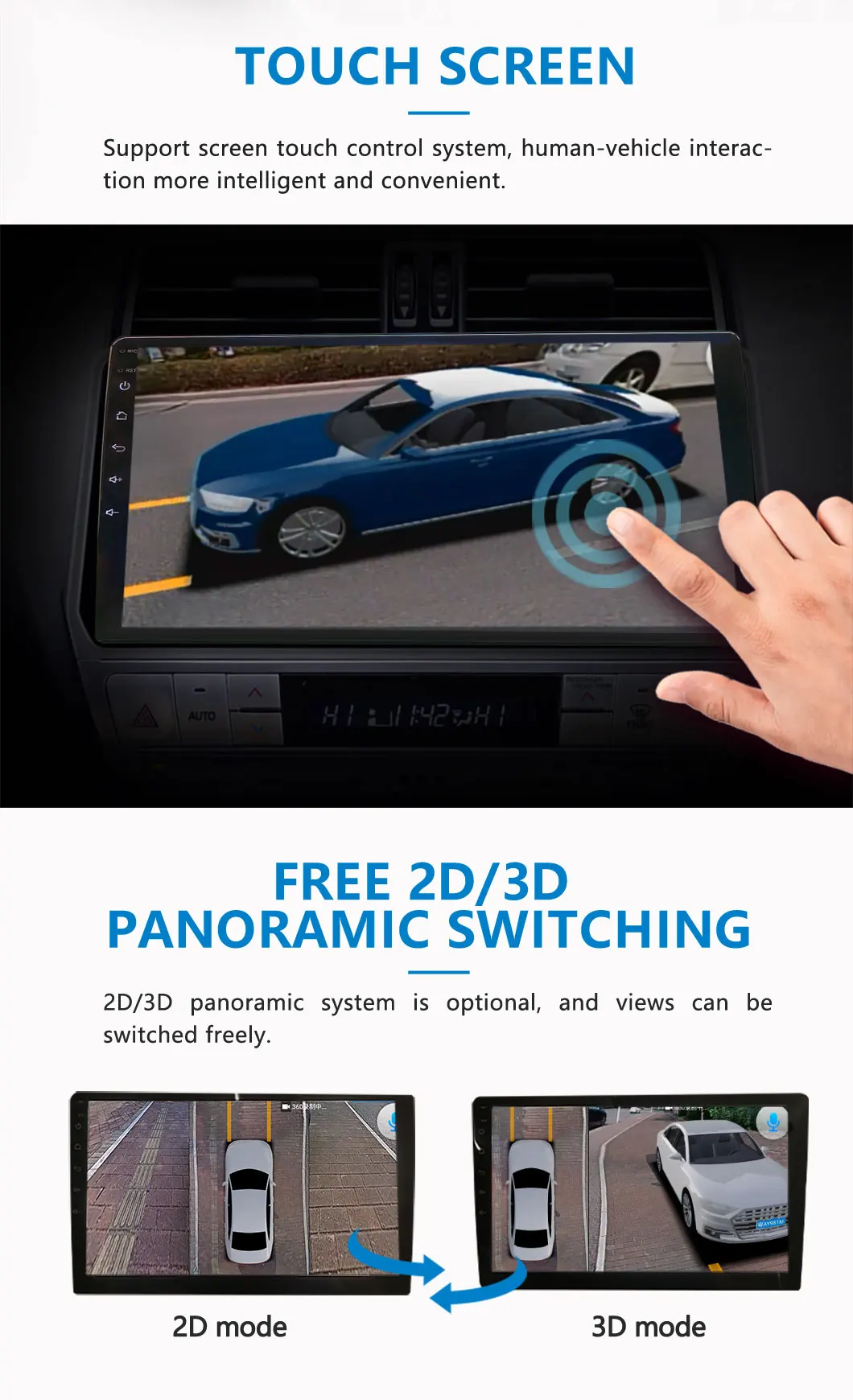 All-in-one Navigation Machine 2d 3d Camera For Vehicle 360 Bird View ...