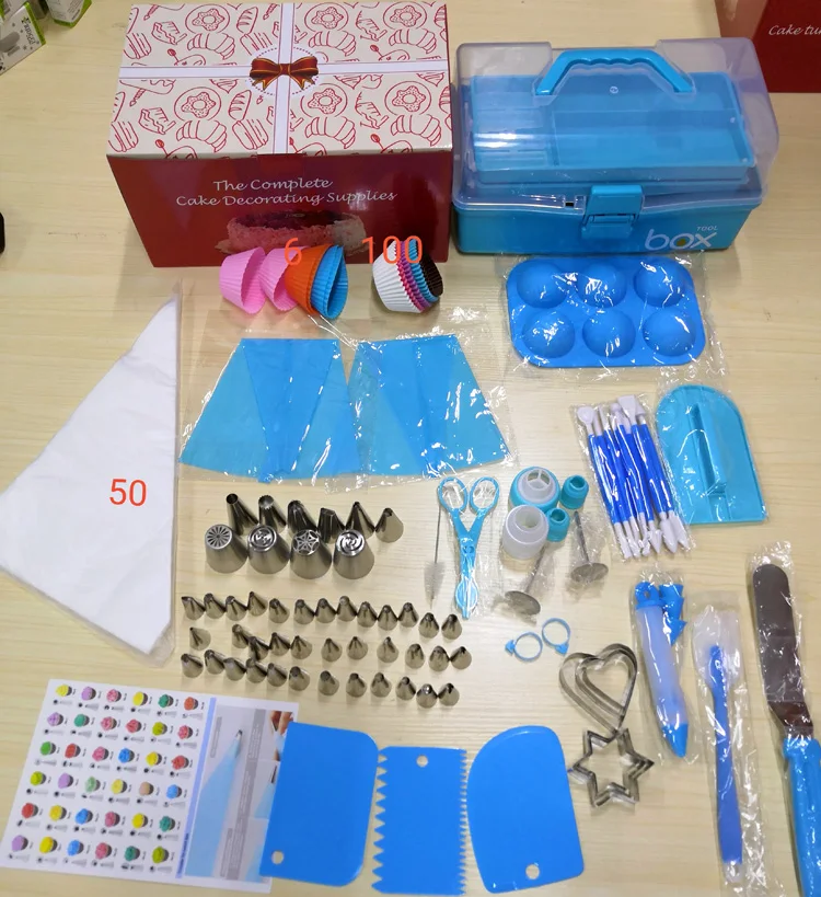 Hot Sale On 236pcs Cake Decorating Supplies Kit Cake Piping Tips Tools ...