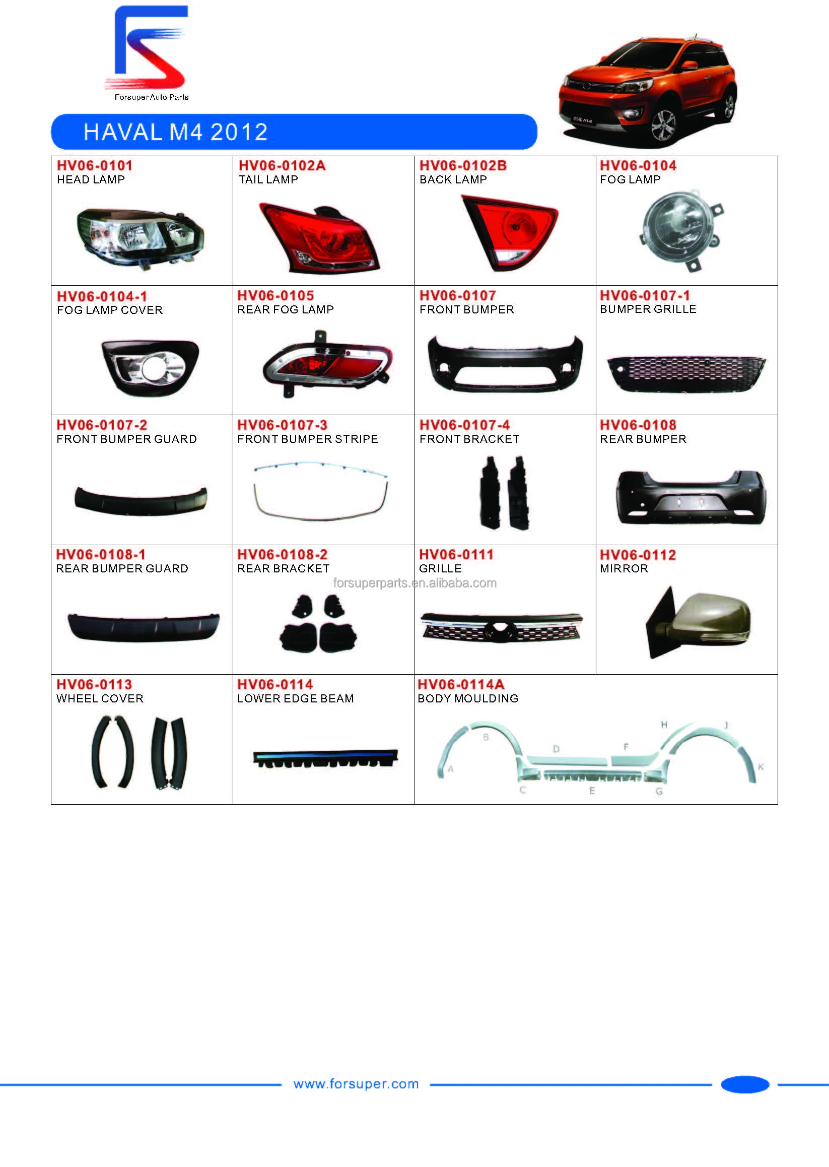 Front Grille For Haval M4 2012 Auto Parts - Buy M4 Auto Parts m4 Front ...