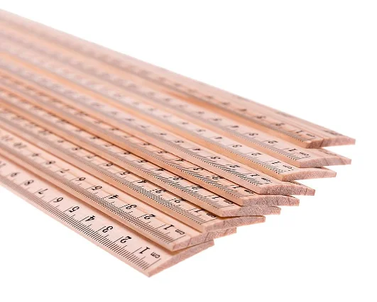 Cheap Wooden Sewing Tailor Ruler With Copper Head For Sewing Wooden ...