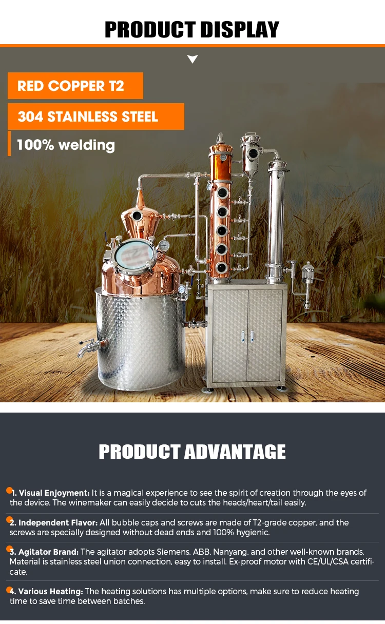 300L Fractional Distillation Equipment | High-Quality Distillery ...