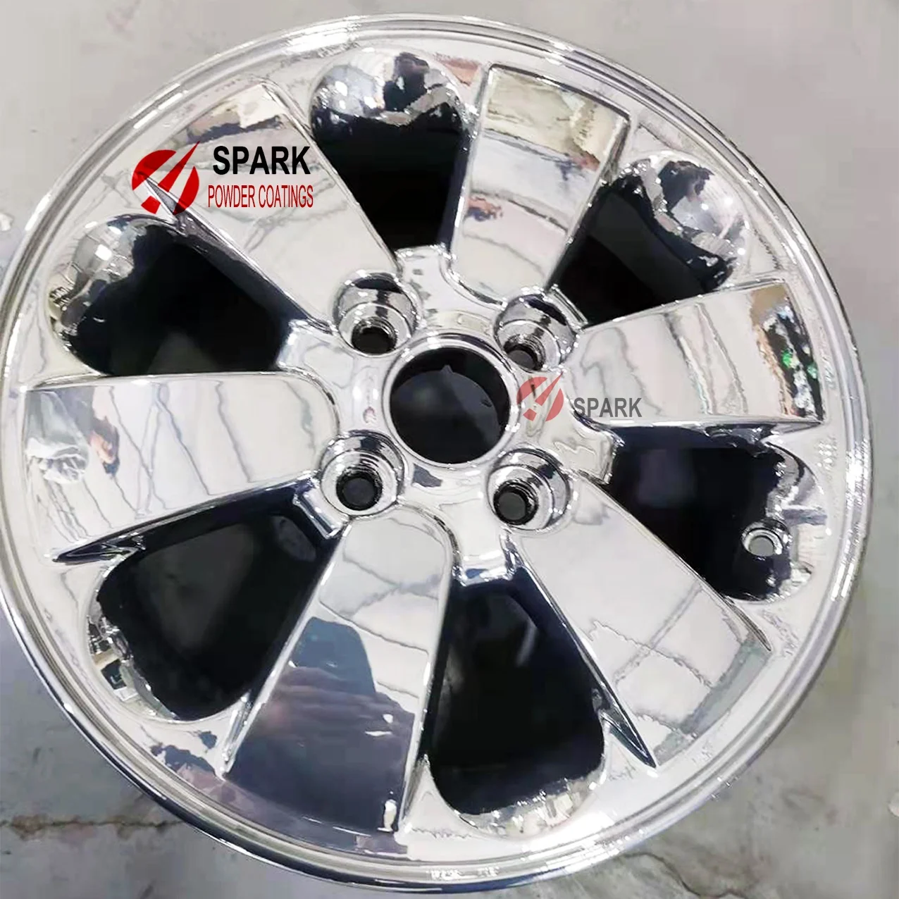 Super Chrome Bonding Powder Coating - Transparent Candy Red