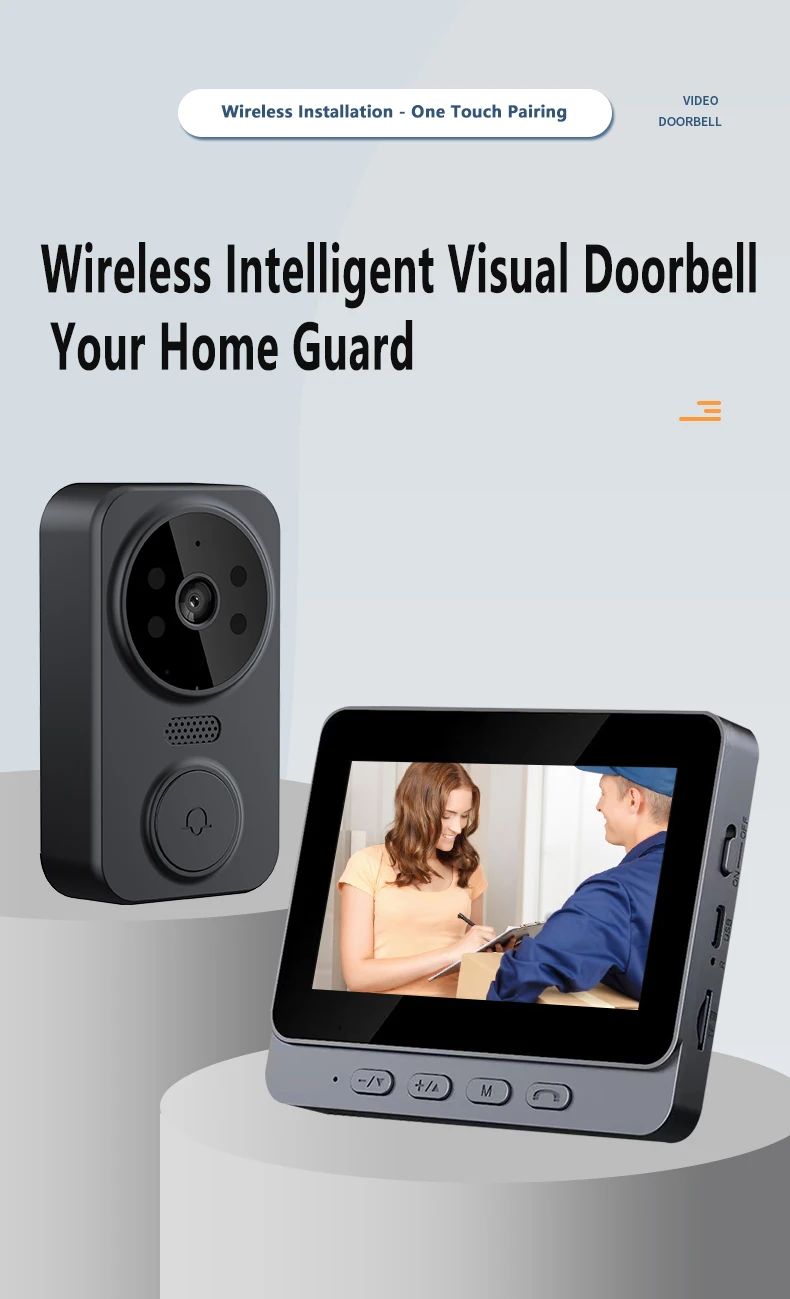 Wifi Door Cameras - Smart Video Doorbell with Two-Way Intercom