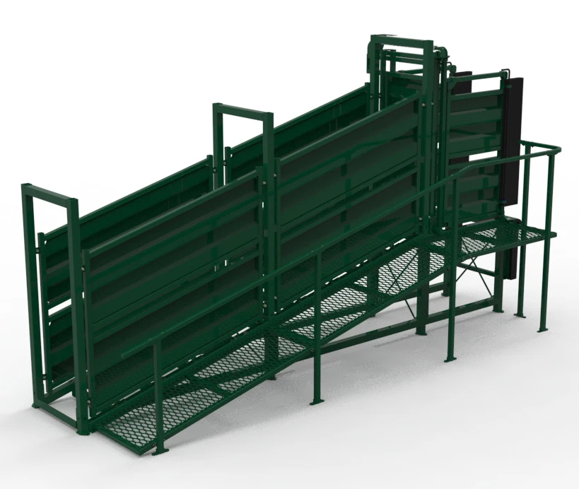 6 Metre Hot Galvanized Heavy Duty Deluxe Cattle Loading Ramp - Buy 6m ...