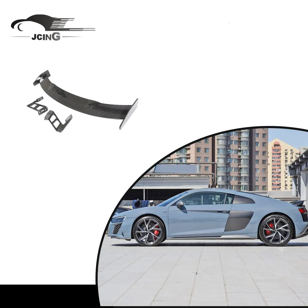 Dry Carbon Fiber Rear Wing Spoiler For Audi R8 V10 2016-2023 - Buy Rear ...
